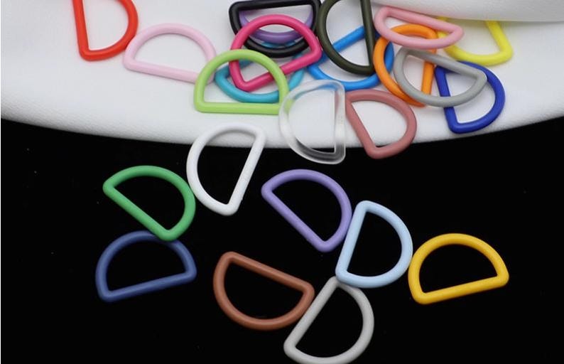 Inner Size 25mm(1") Plastic D Rings 1 Piece A Pack Pick Color - Etsy