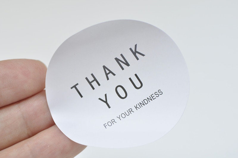 100pcs Thank You Stickers Thank You Cards Business | Etsy