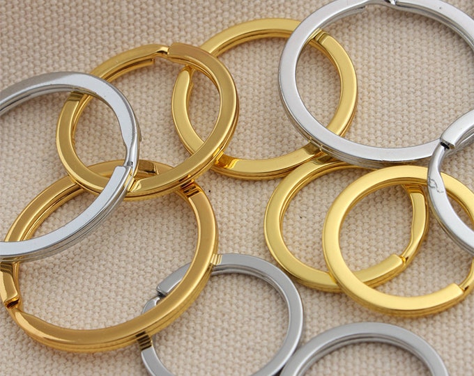 Brass Key Rings Unique Key Ring Maker 7 Styles Pick up the - Etsy