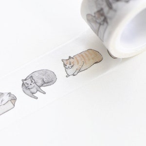 Cute Kitten/cat Washi Tape /masking Tape 20mm Wide X 5M No.12077 - Etsy