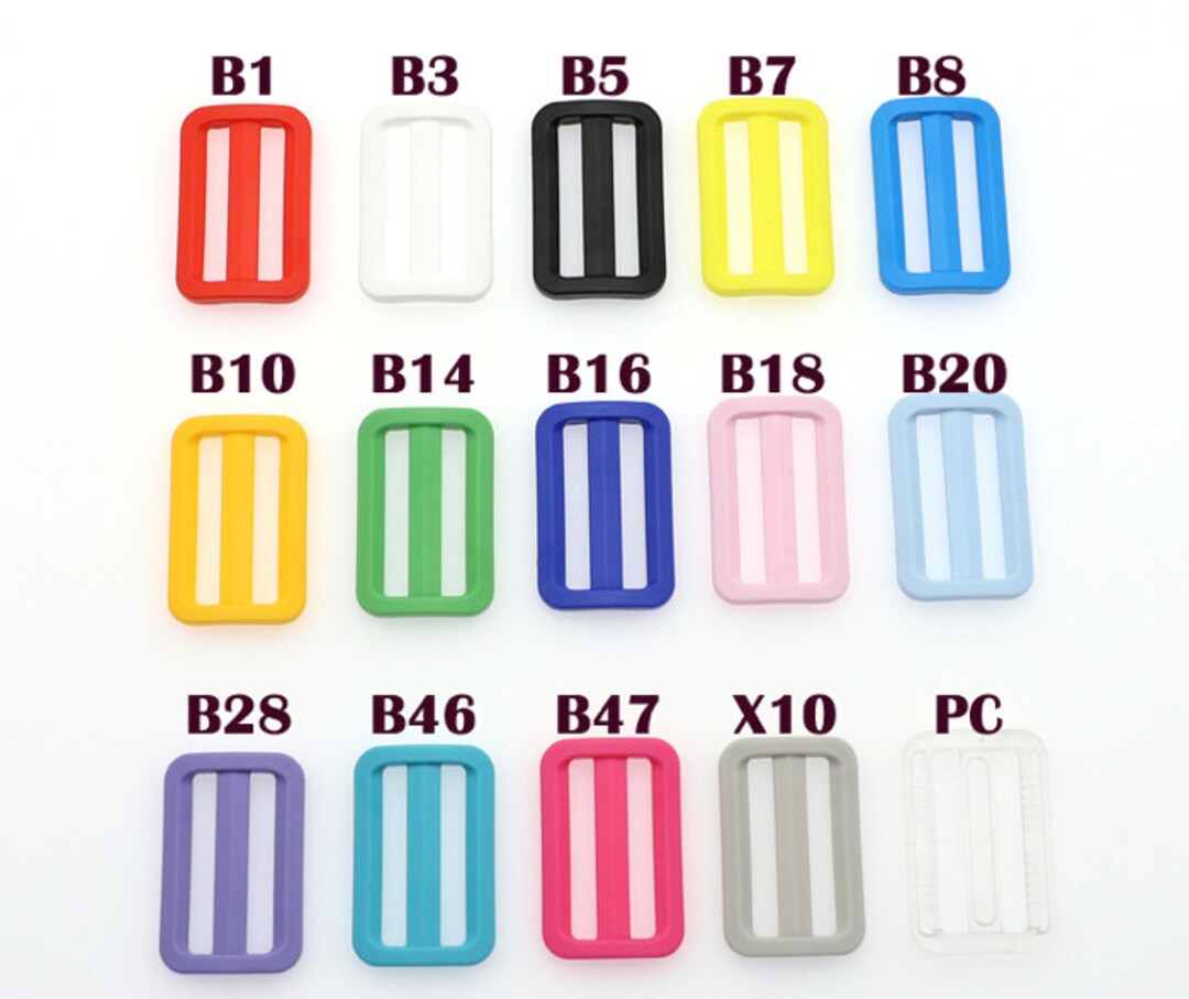 38mm Plastic Strap Sliders 1 Piece A Pack Pick Color - Etsy