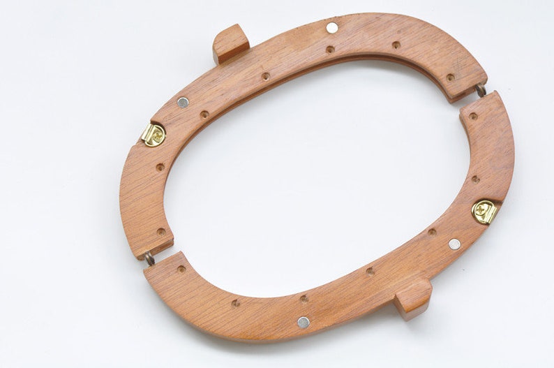 20cm 8 Retro Purse Frame Wood Handle Purse Frame With | Etsy