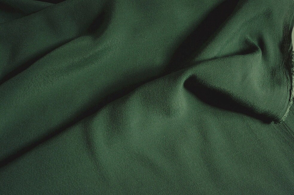 Dark Green Fabric Soft Thin Cotton Fabric Sewing Material 50 x | Etsy