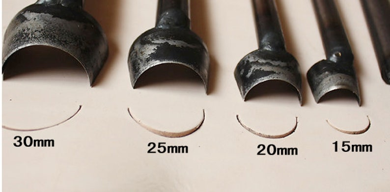 Half Round Punch Leather Hole Punch Leather Craft Essential Tool Pick ...