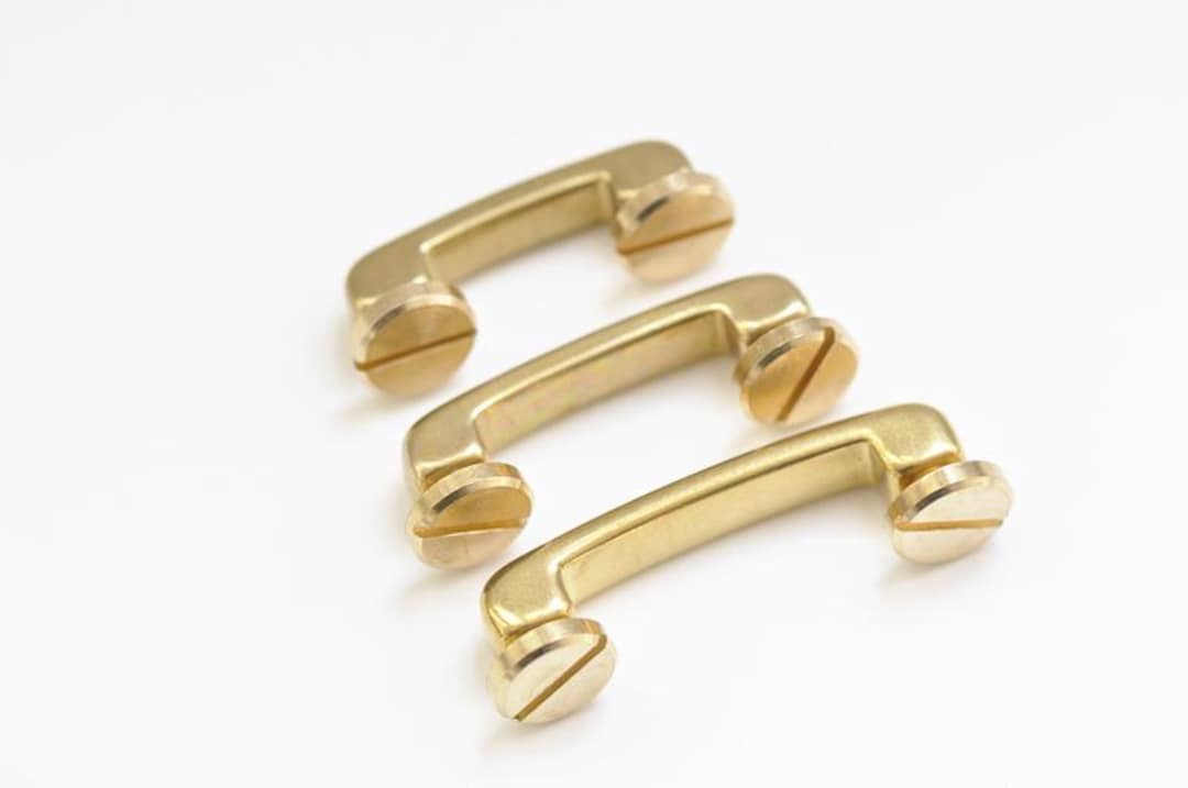 1 Piece Brass Handle Bridge Hardware Innersize 15mm/20mm/25mm Pick Size ...