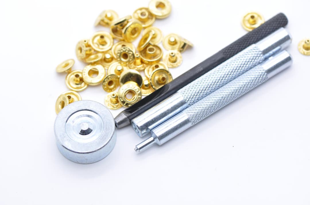 10mm Snap Button Fasteners for Leather Purse 10 Sets A Pack Pick Color ...