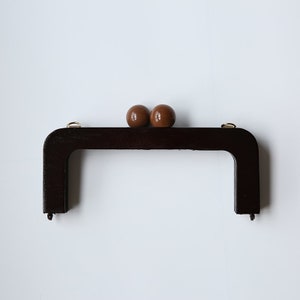 20cm ( 8") Retro Purse Frame Wood Handle Purse Frame With Screws Pick ...