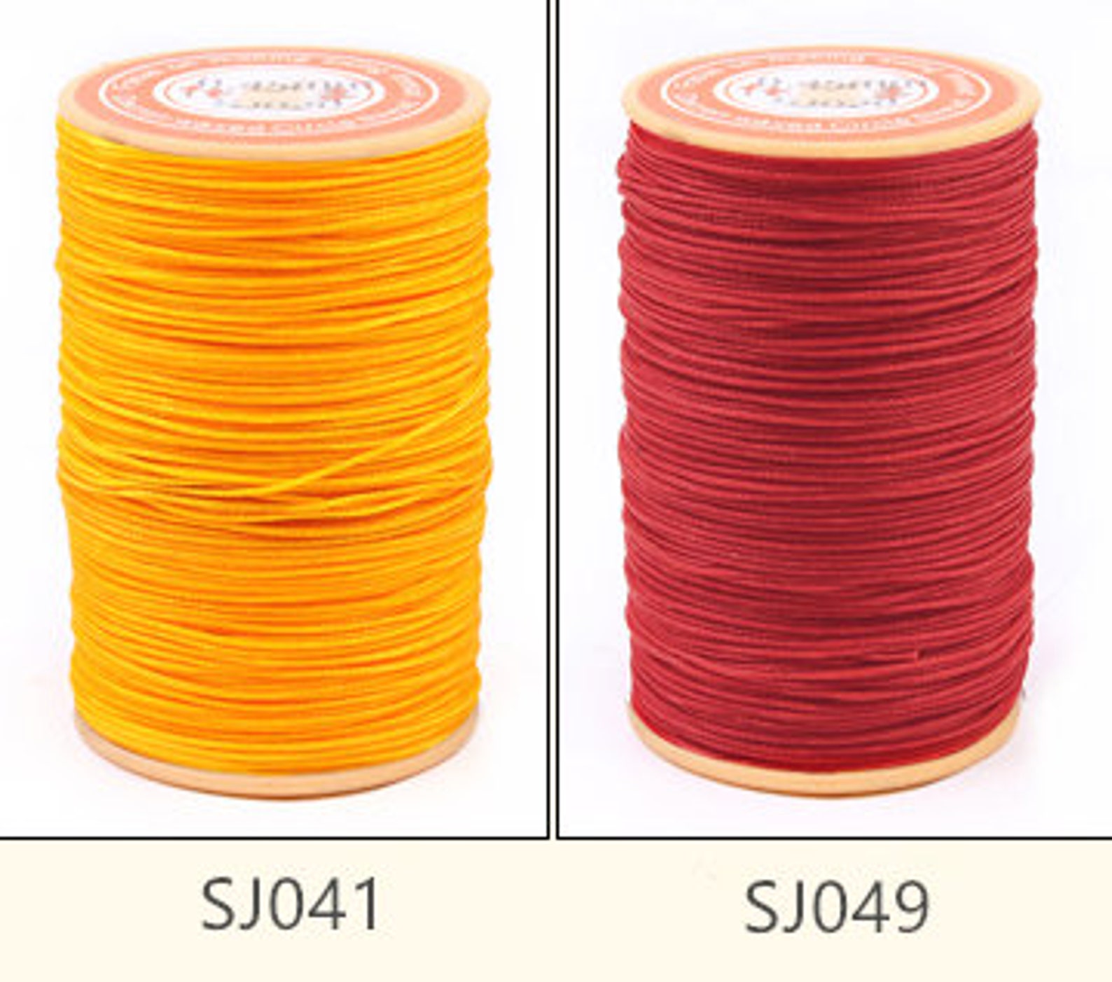 0.6mm Round Waxed Polyester Thread for Leather Craft Hand - Etsy