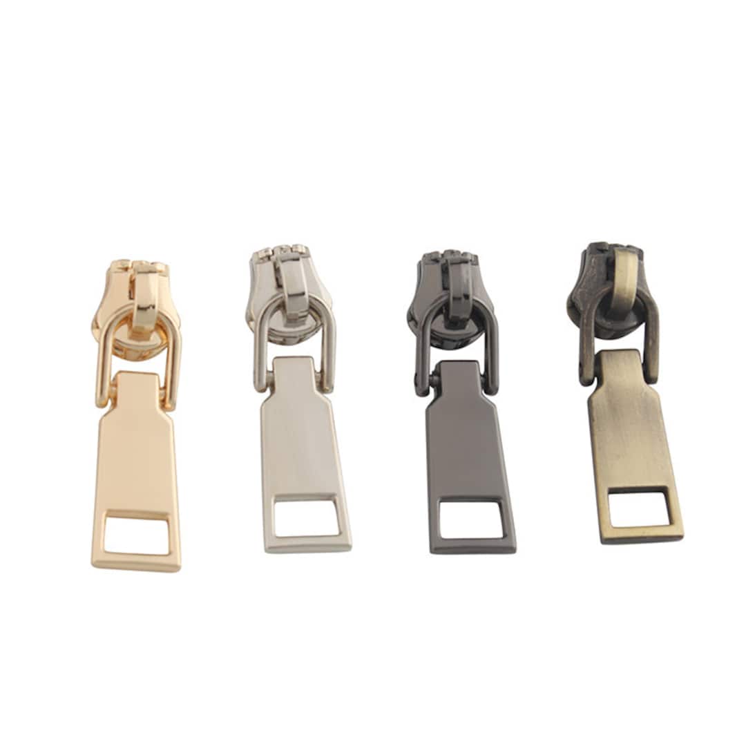 2pcs Handbag Zipper Head Puller No.5 Silver/gunmetal/gold/bronze ...