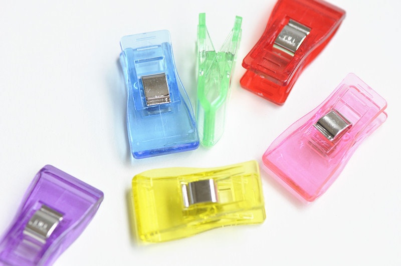 6 Pieces Mini Sewing Clips Quilting Clips Knitting and Crocheting Clips ...