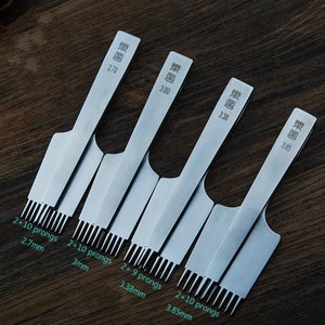 2.7mm/3mm/3.38mm/3.85mm Leather Stitching Prong Chisel -2/9/10 Prongs ...