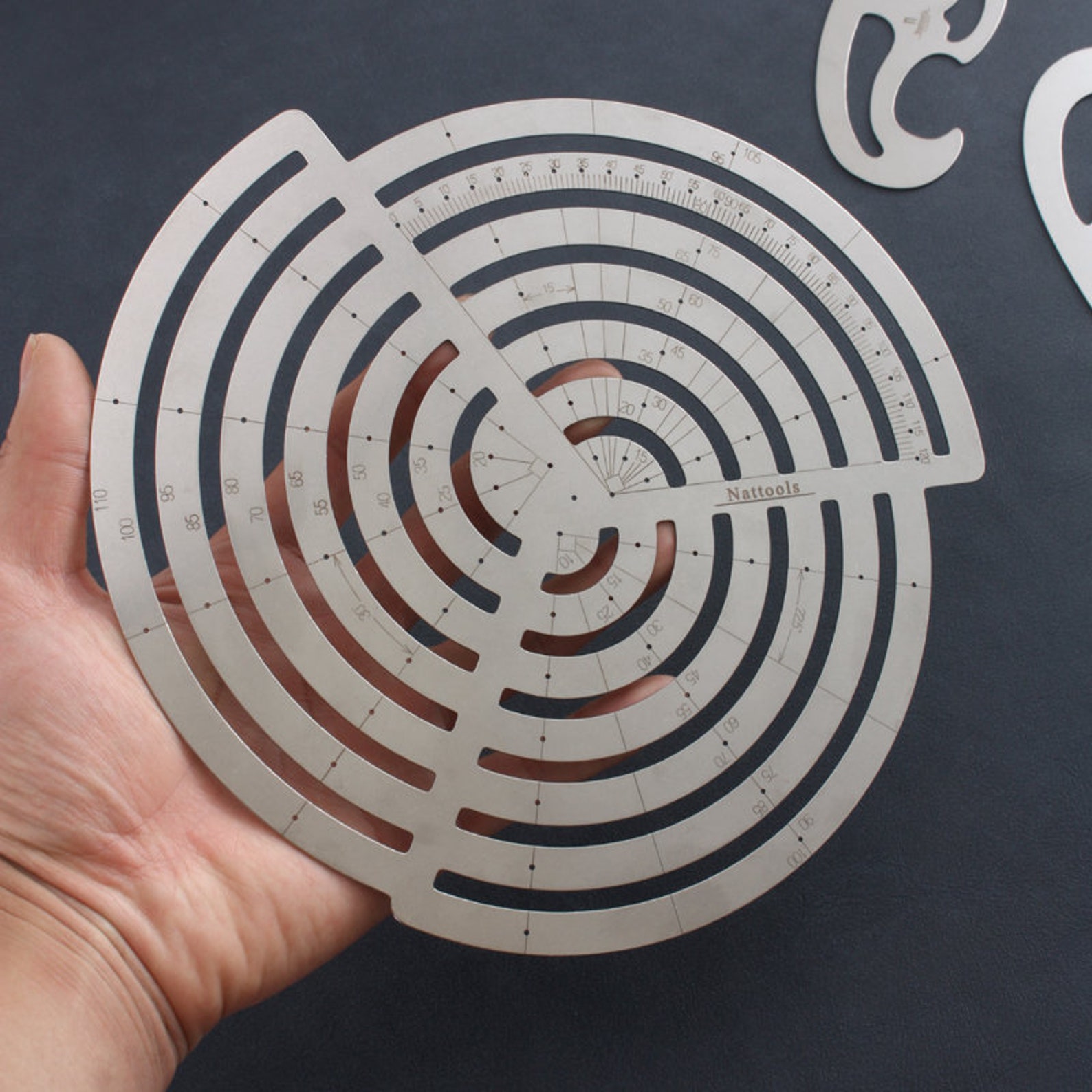 Steel Circular Ruler - Etsy