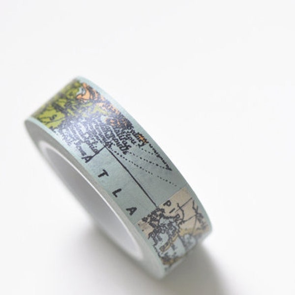 Map Washi Tape - Etsy