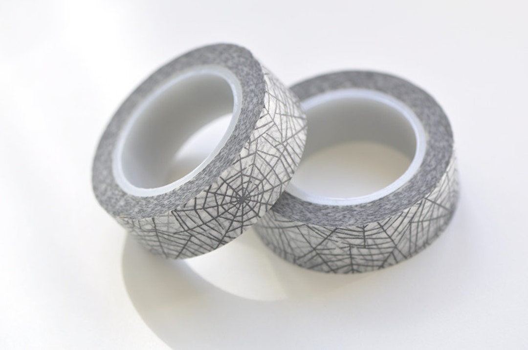 Spider Cobweb Washi Tape/ Halloween Masking Tape 15mm Wide X 5M No ...