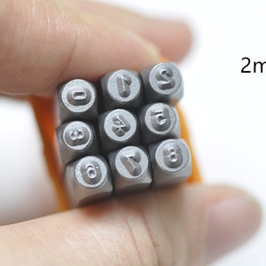 Size 2mm/3mm/4mm/5mm/6mm/8mm/10mm Alloy Steel Letters and Numbers ...