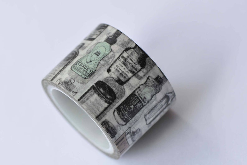 Perfume Bottle Jar Container Adhesive Washi Tape 30mm Wide X | Etsy