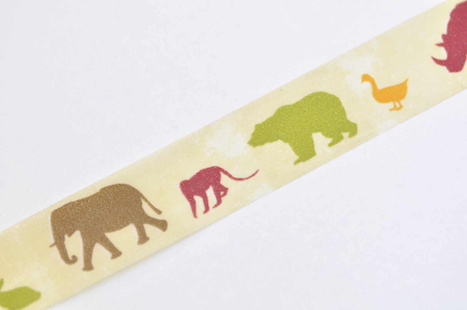 Animals Deco Tape Elephant Monkey Bear Adhesive Washi Tape | Etsy