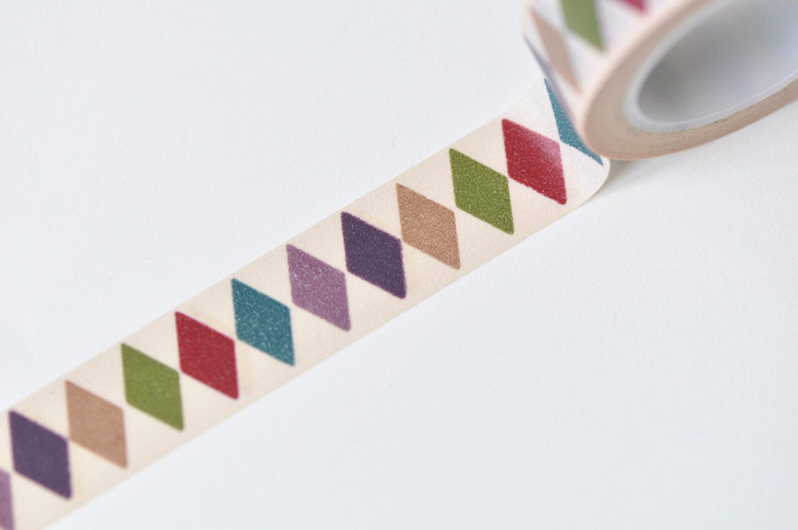 Colorful Diamonds Deco Adhesive Washi Tape 15mm Wide X 10M | Etsy