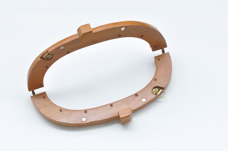 20cm 8 Retro Purse Frame Wood Handle Purse Frame With | Etsy