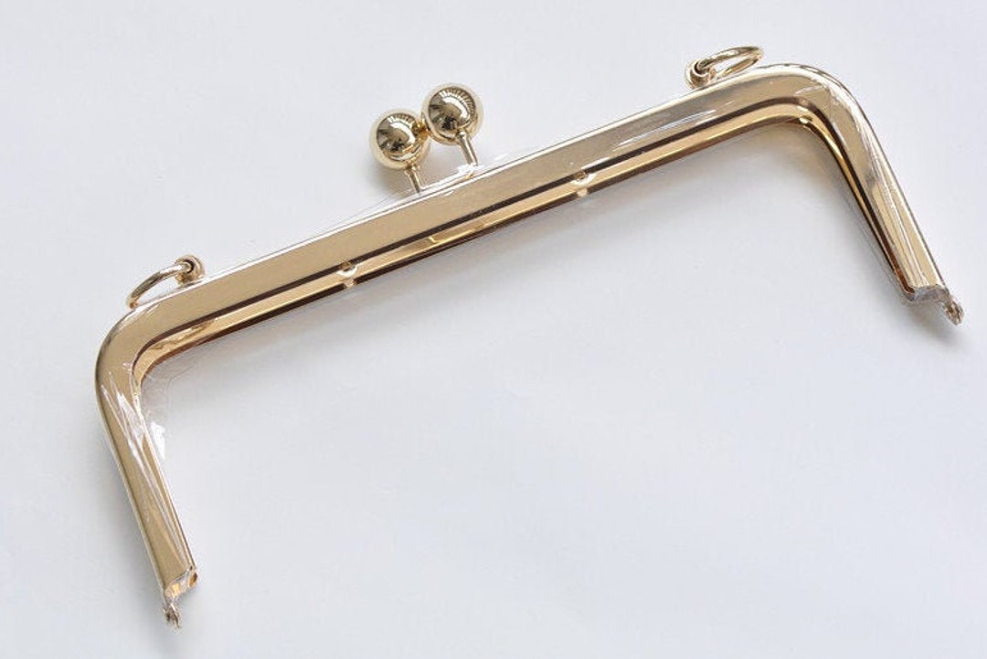 Metal Purse Frame Clutch Bag Purse Frame With Screws Gunmetal/ Light ...
