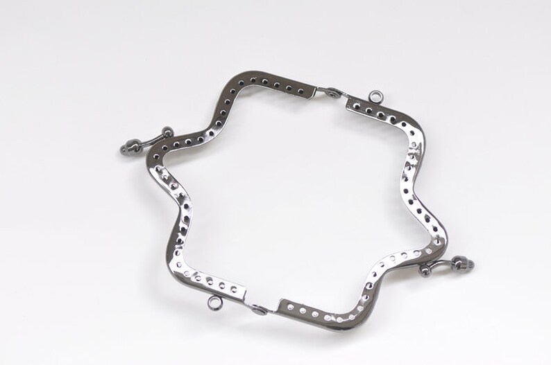 Mini Bronze Metal Purse Frame Clutch Purse Frame 10cm ( 4") With Paper ...