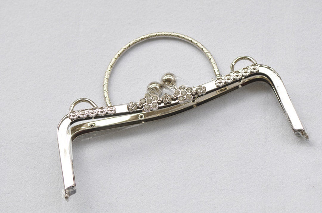 9" Metal Handle Purse Frame Vintage Clutch Bag Making Supplier 23cm X ...