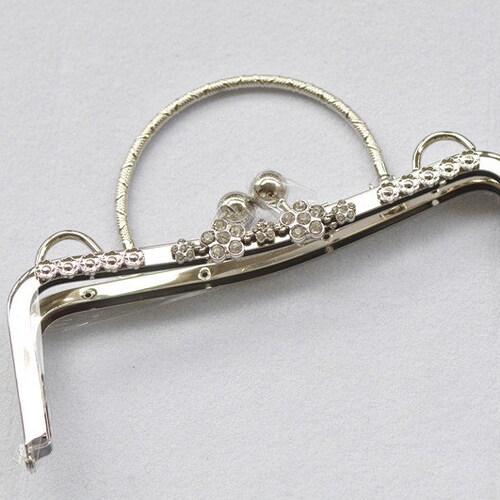 9 Metal Handle Purse Frame Vintage Clutch Bag Making - Etsy