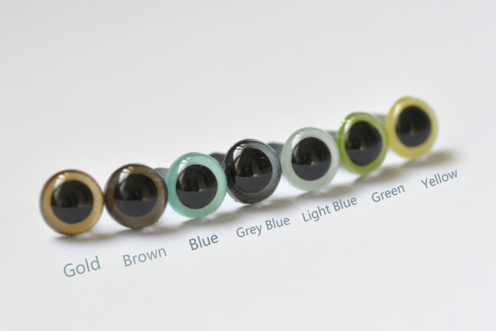 6mm(1/4”）amigurumi Animals Eyes,round Safety Eyes Plastic Eyes Come ...