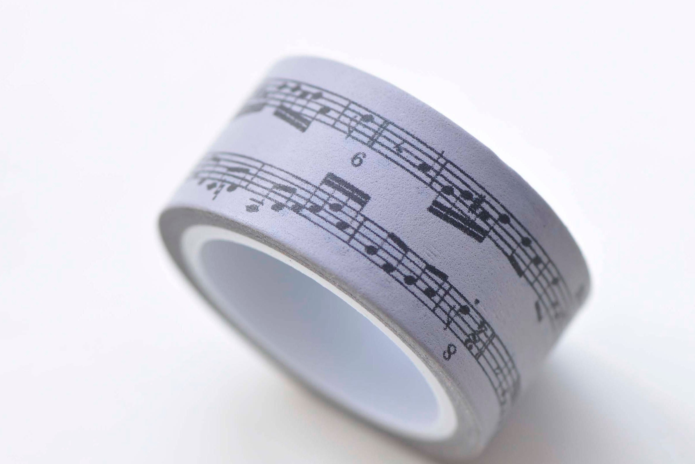 Music Note Washi Tape Musical Planner Tape 20mm Wide X 5M Long - Etsy UK