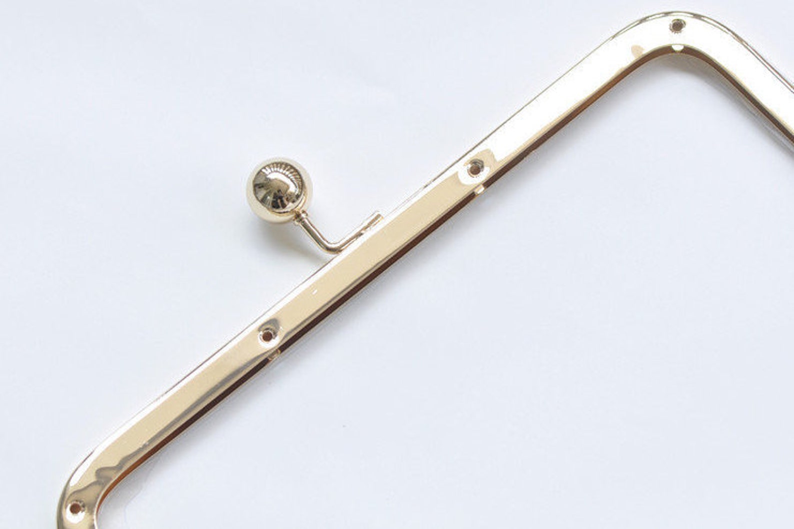 Metal Purse Frame Clutch Bag Purse Frame With Screws Gunmetal/ Light ...