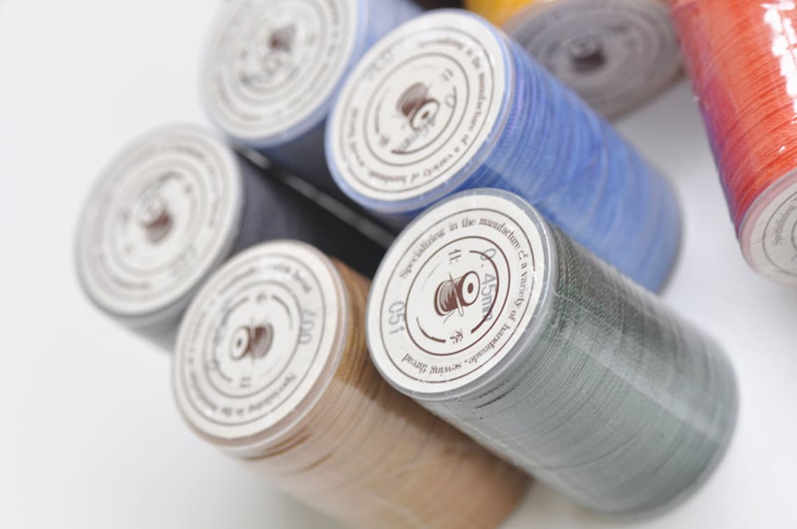 0.45mm Waxed Polyester Thread For Leather Craft Hand Sewing | Etsy