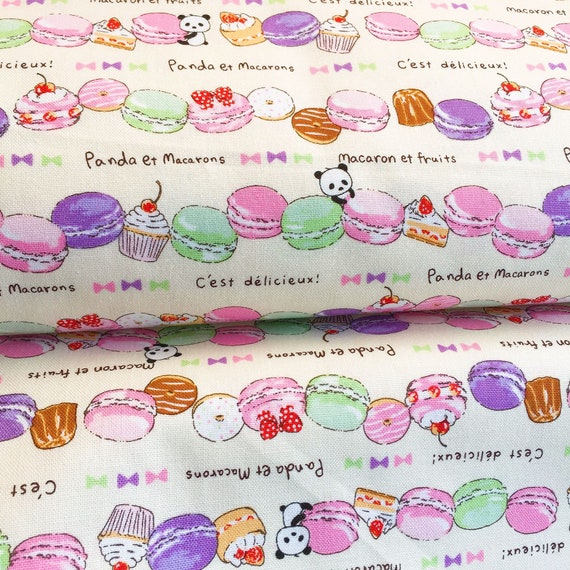 Dolls & Dollhouses Paper, Party & Kids Pure Cotton Fabric Cute Panda ...