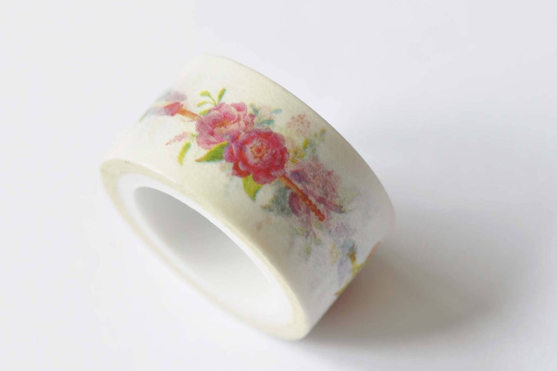 Fancy Flower Washi Tape 20mm Wide X 5m Long No.12488 - Etsy