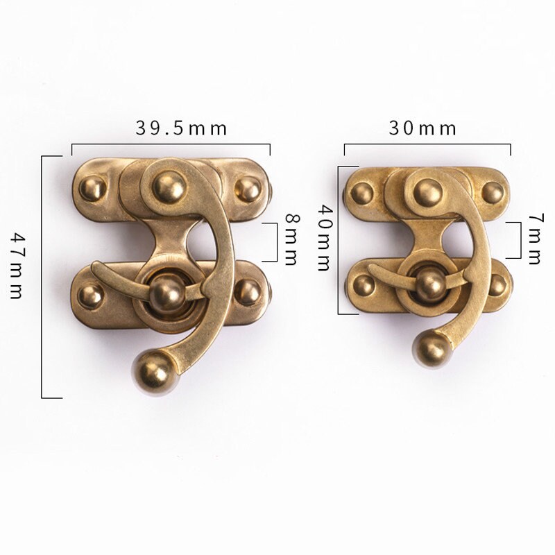 Retro Brass Purse Lock Purse Closure Leather Craft Accessory | Etsy