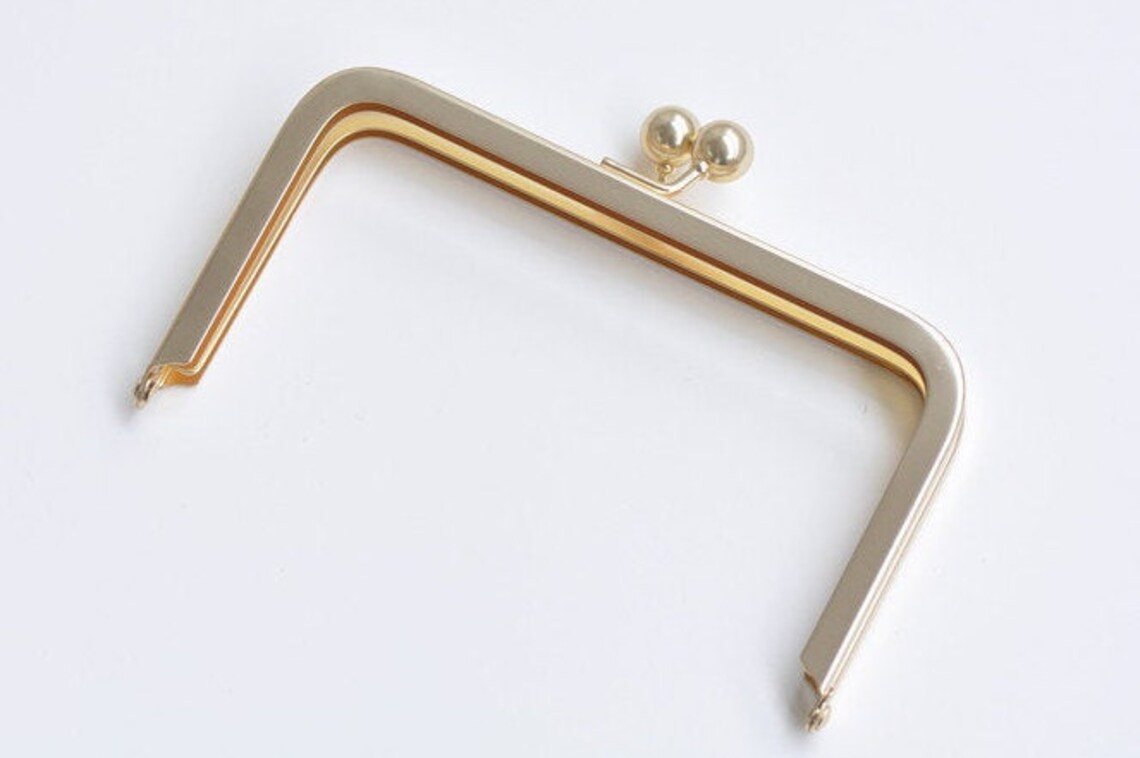 6" Matte Gold Purse Frame Glue-in Style 15cm X 8.5cm ( 6" X 3 1/3") - Etsy