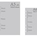 Ring Binder Mechanism Notebook A5/ A6 Replacement 45pcs A Set Pick Size ...