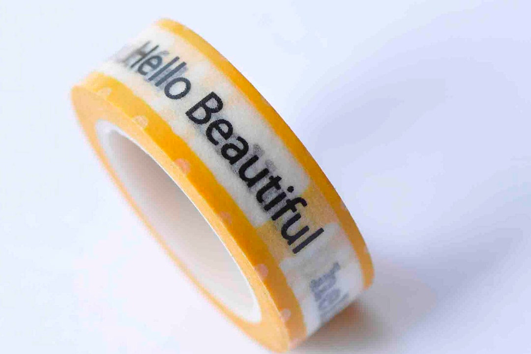 Hello Beautiful Washi Tape 15mm Wide X 10M No.12830 - Etsy
