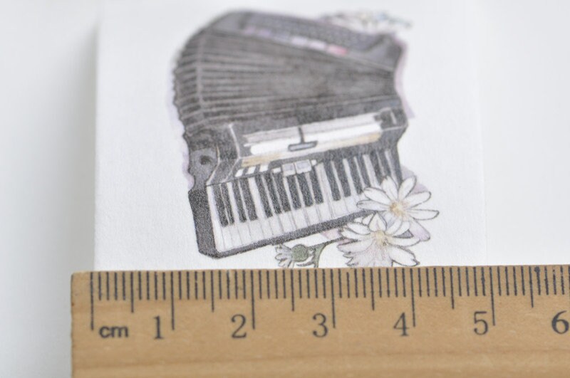 Musical Instrument Washi Tape Music Planner Tape 50mm Wide X | Etsy