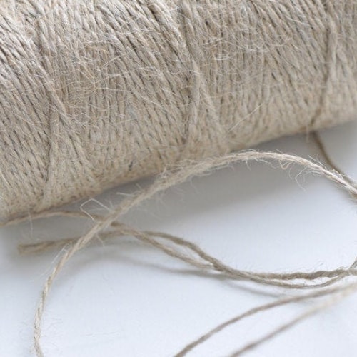 Natural Organic Hemp Rope/hemp Rope Cord/garden Twine 1.5mm X | Etsy