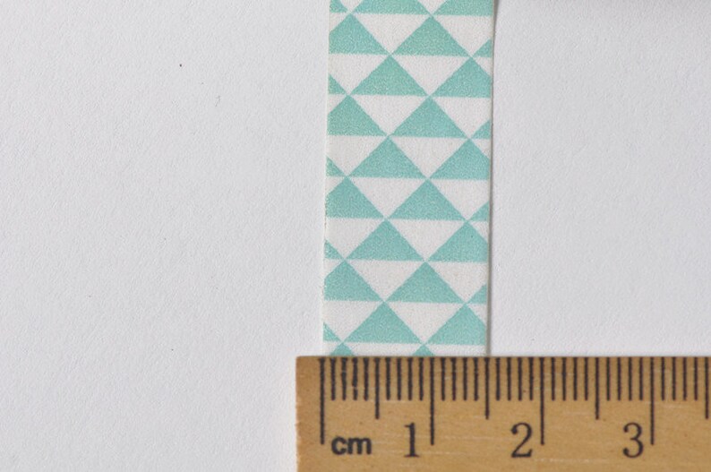 Green Triangle Washi Tape Self-adhesive Tape 15mm X 10M Roll - Etsy