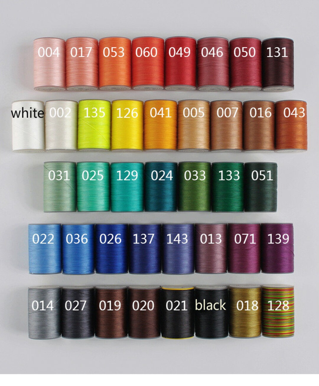 0.45mm Waxed Polyester Thread for Leather Craft Hand Sewing Essential ...