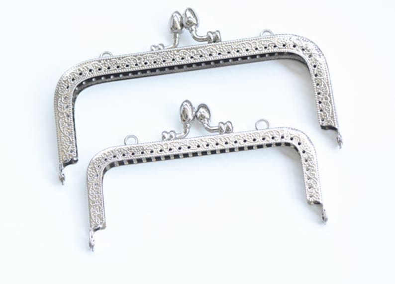 10 Pieces Retro Purse Frame Silver Sewing Purse Frame Various - Etsy
