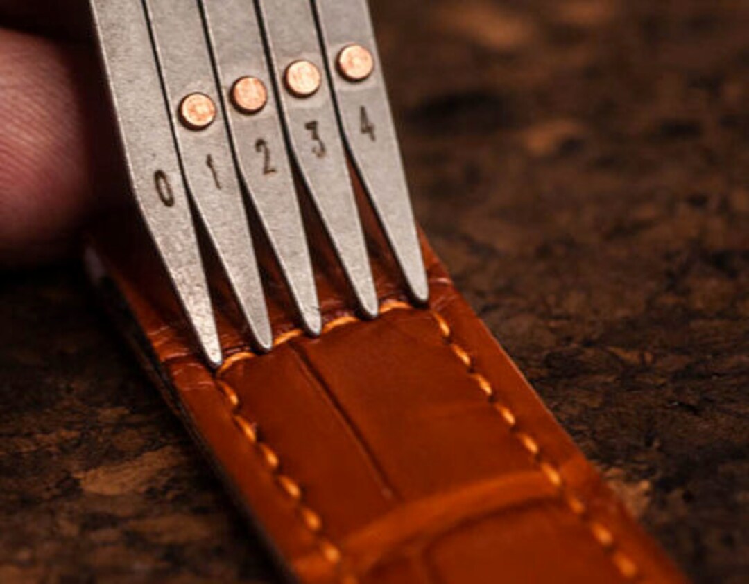 Stainless Steel Leather Ruler Equidistant Tool Pick Style - Etsy