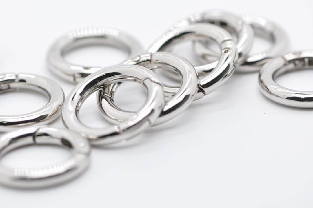 1 Pc -round Ring Gate Oval Spring Snap Hooks Gate Ring 20mm( 6/8") and ...