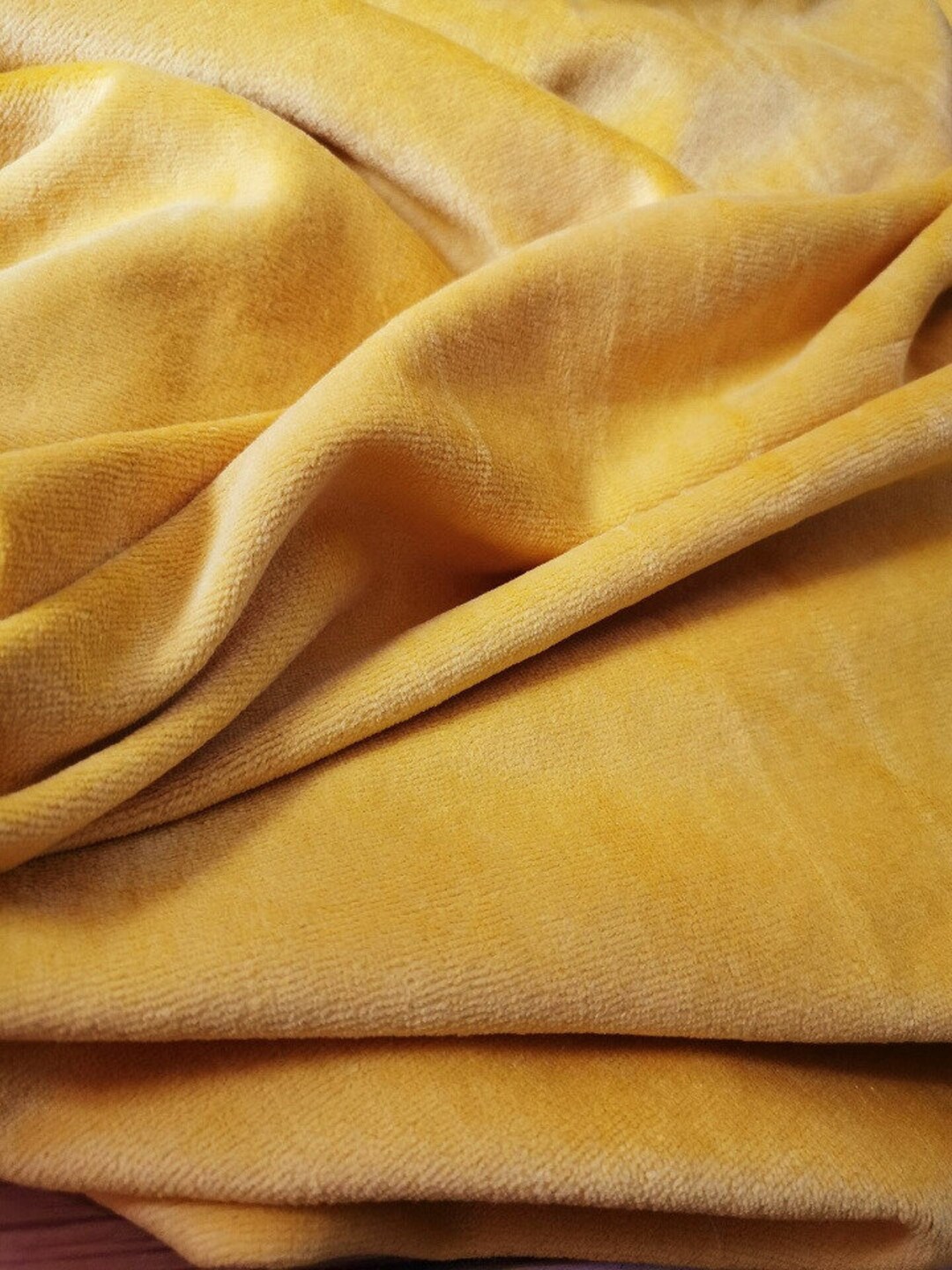 140cm X 50cm Yellow Elastic Velvet Fabric for Teddy Toy Doll Making - Etsy