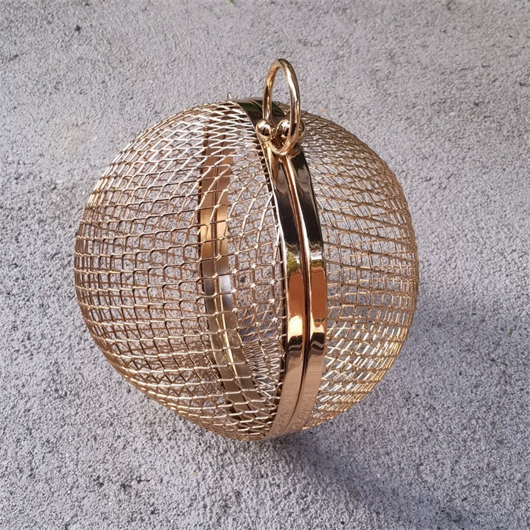 5 Pieces Lovely Round Ball Box Purse Frame Clutch Bag Glue-in Purse ...