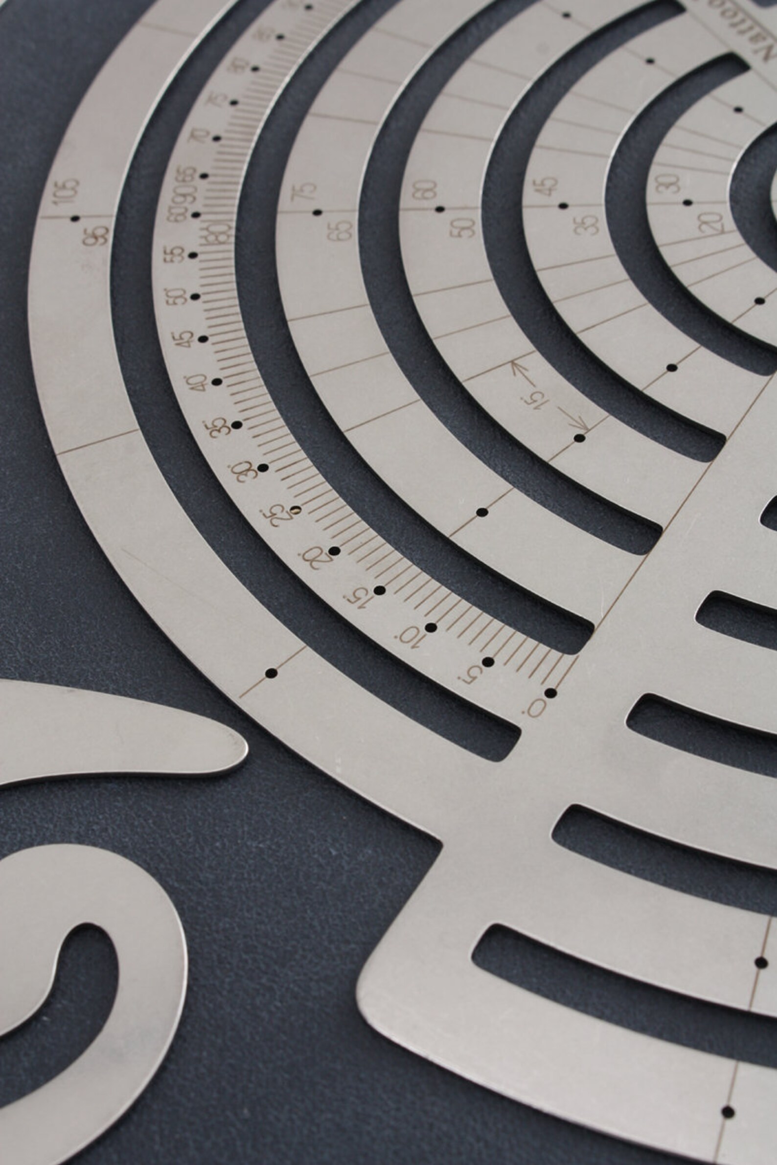 Steel Circular Ruler - Etsy