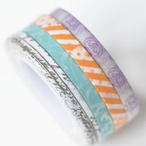 Cute Tape Set / 3 Rolls A Set/ 7mm Wide X 5M Long No.12174 - Etsy