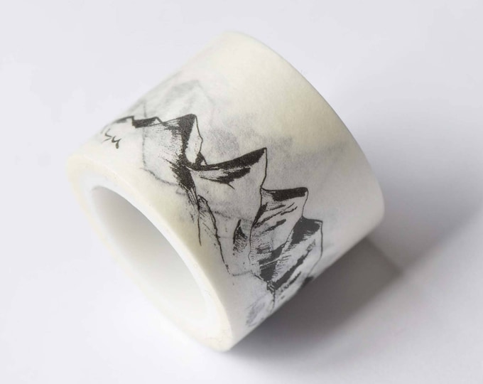 Elegant Crane Washi Tape Journals Tape 50mm x 3M No.12191 | Etsy