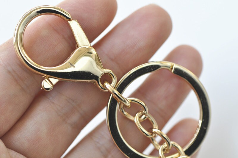 Large Purse Keychain Ring Lobster Clasp Bag Clip Lanyard - Etsy